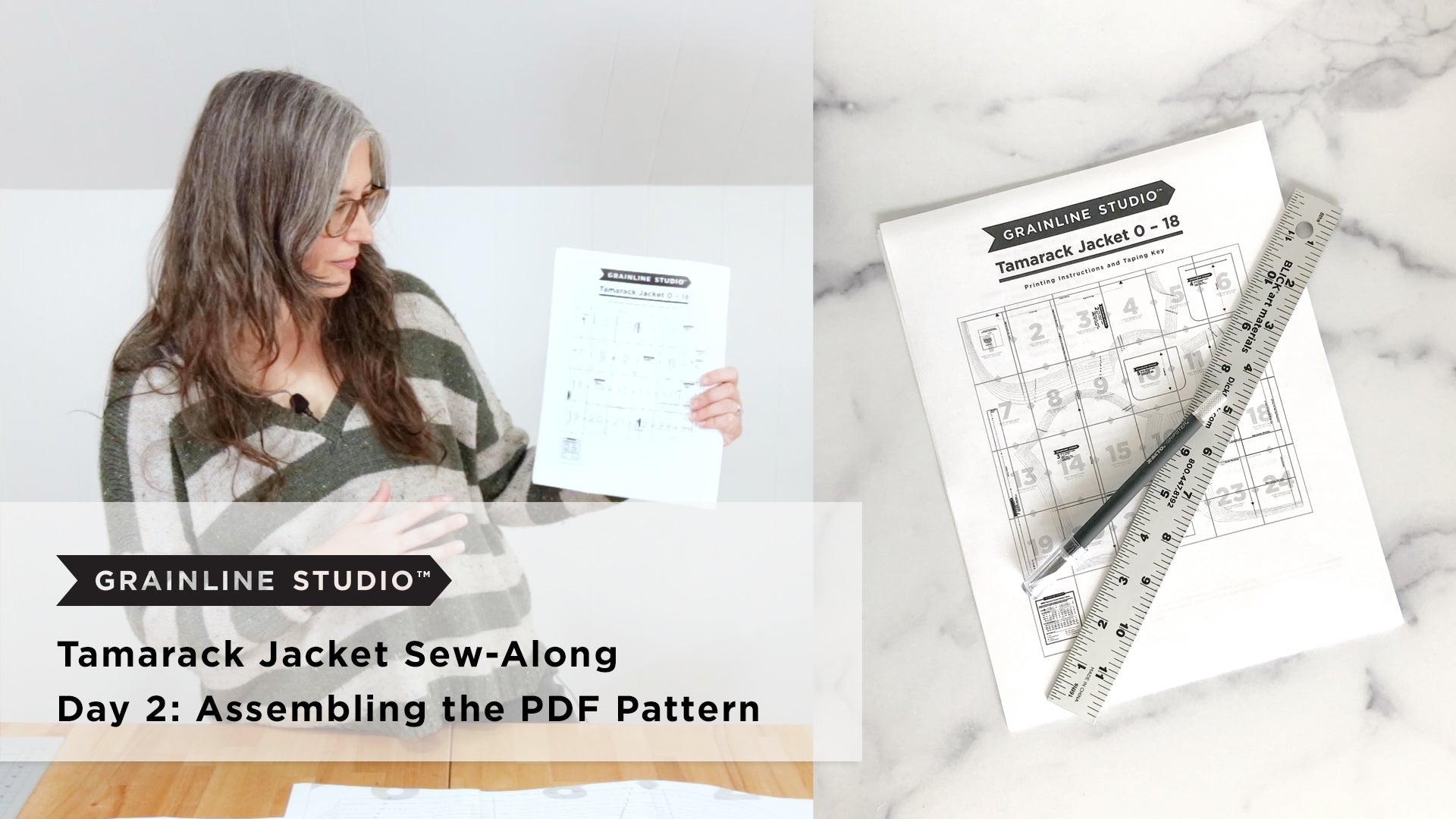 Tamarack Sew-Along Day 2: Printing and Assembling your PDF Pattern ...