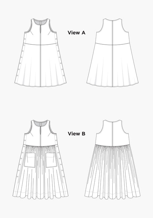 Austin Dress Sewing Pattern | Sizes 0–18 | Grainline Studio