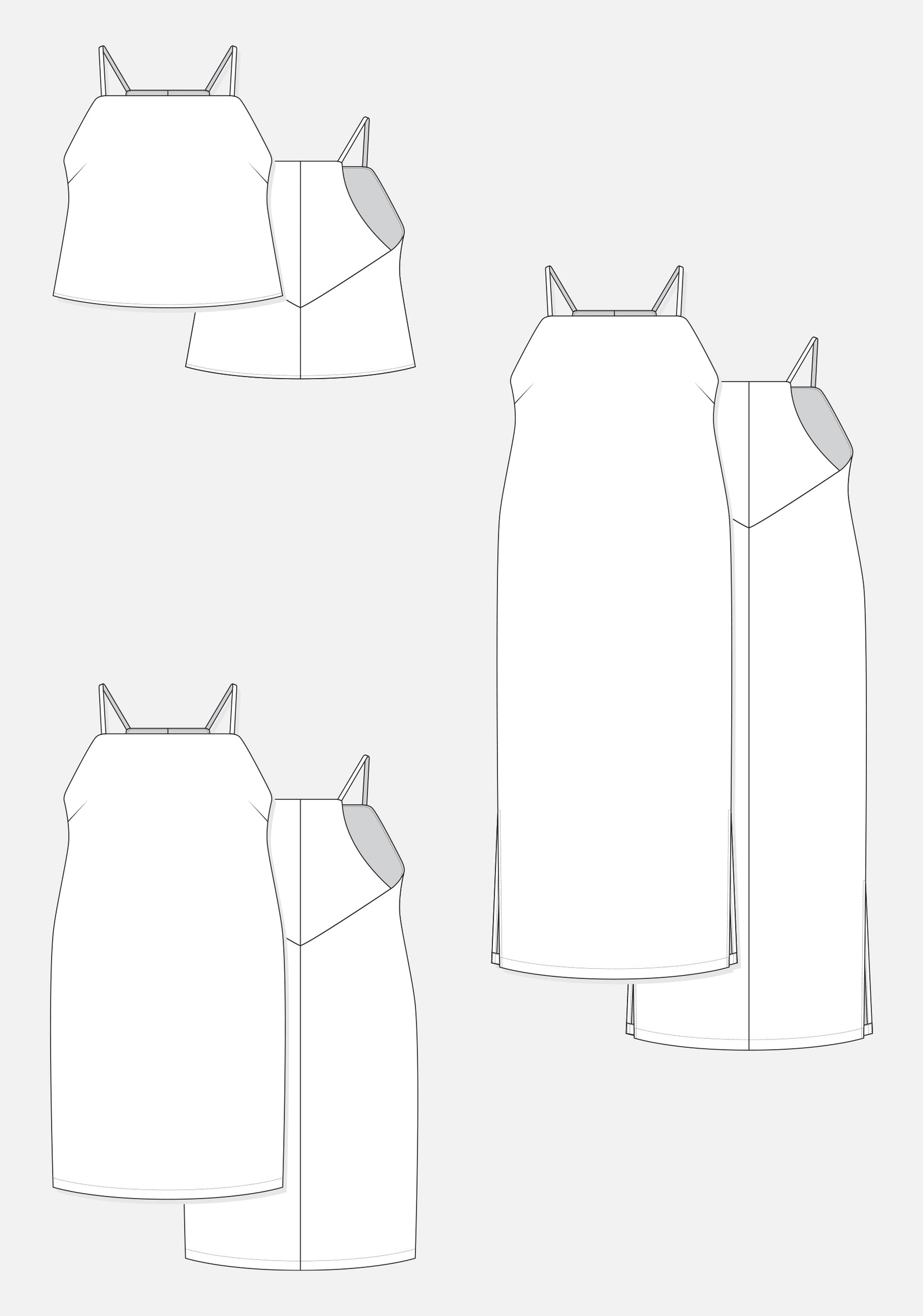 Myra Top & Dress Sewing Pattern | Sizes 0–18 | Grainline Studio