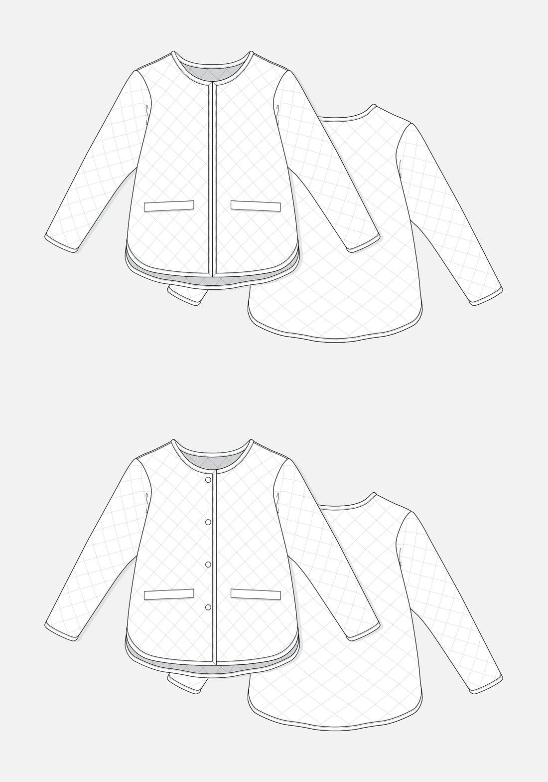 Tamarack Jacket Sewing Pattern | Sizes 0–18 | Grainline Studio