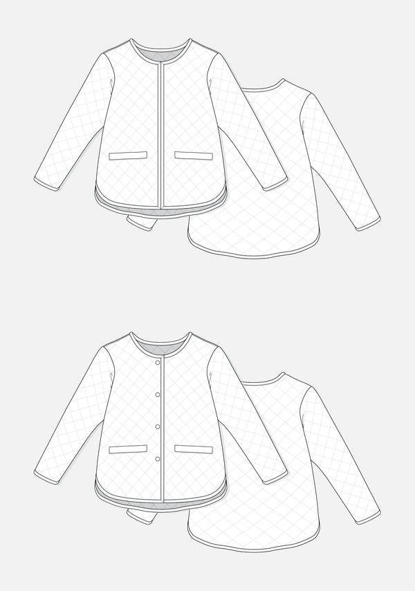 Tamarack Jacket Sewing Pattern | Sizes 0–18 | Grainline Studio