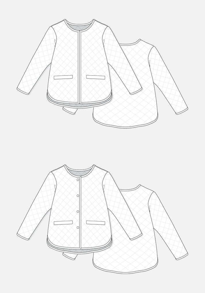 Tamarack Jacket Sewing Pattern | Sizes 0–18 | Grainline Studio
