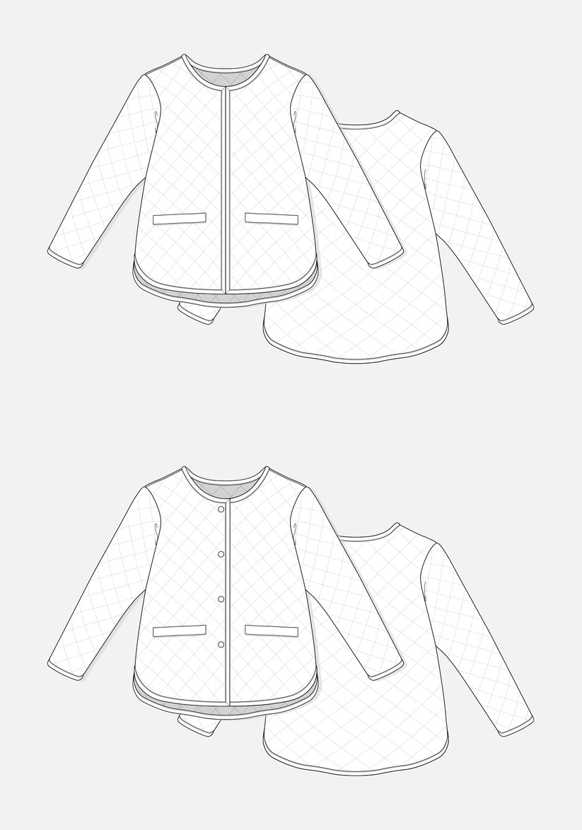 Tamarack Jacket Sewing Pattern | Sizes 0–18 | Grainline Studio