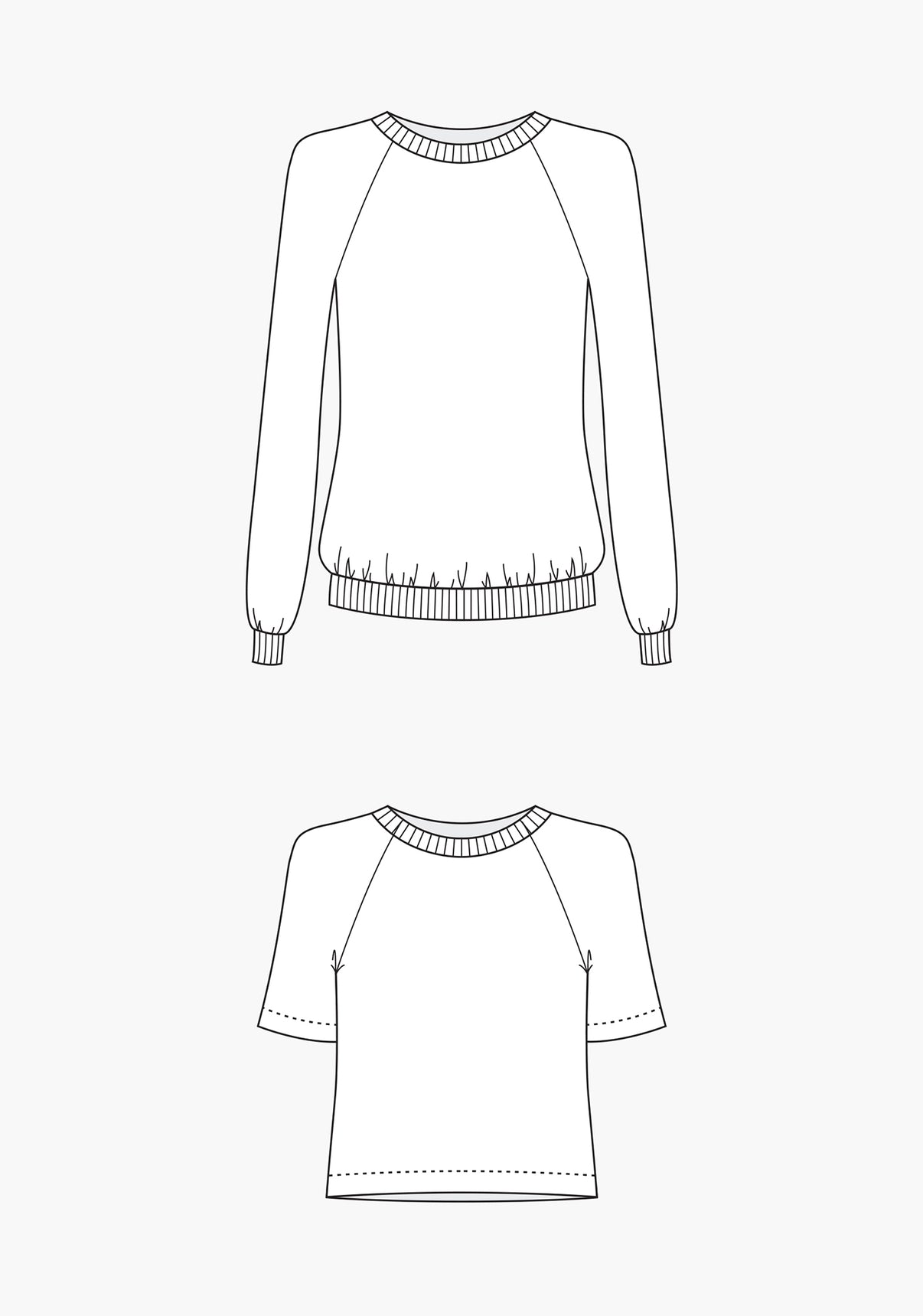 Linden Sweatshirt Sewing Pattern | 0–18 | Grainline Studio