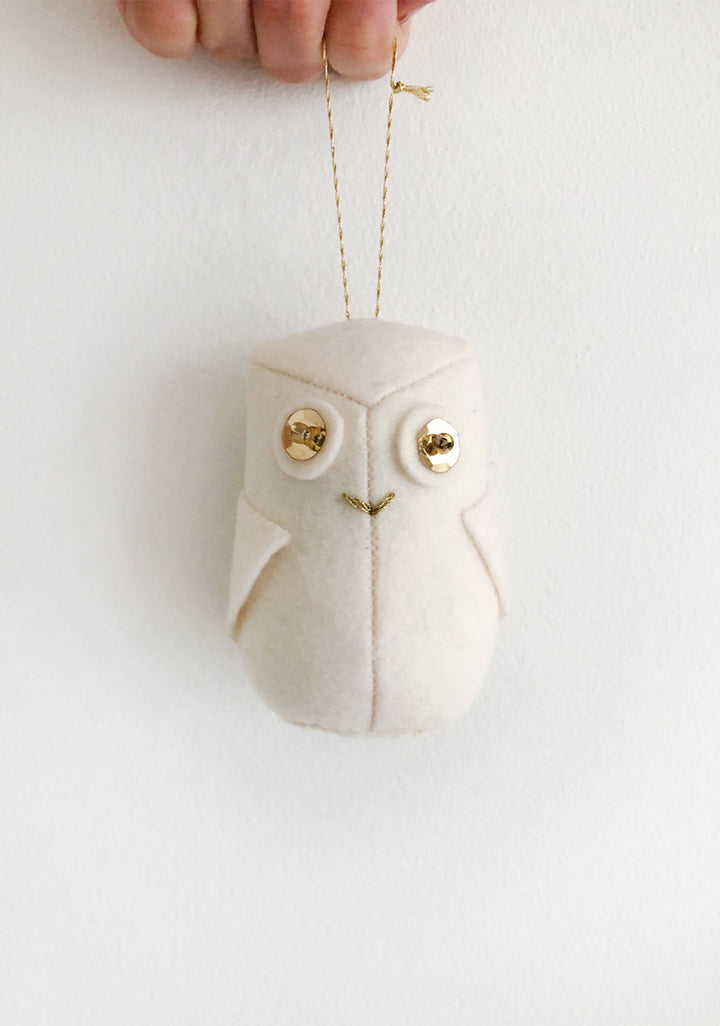 Snowy Owl Ornament Pattern – Grainline Studio