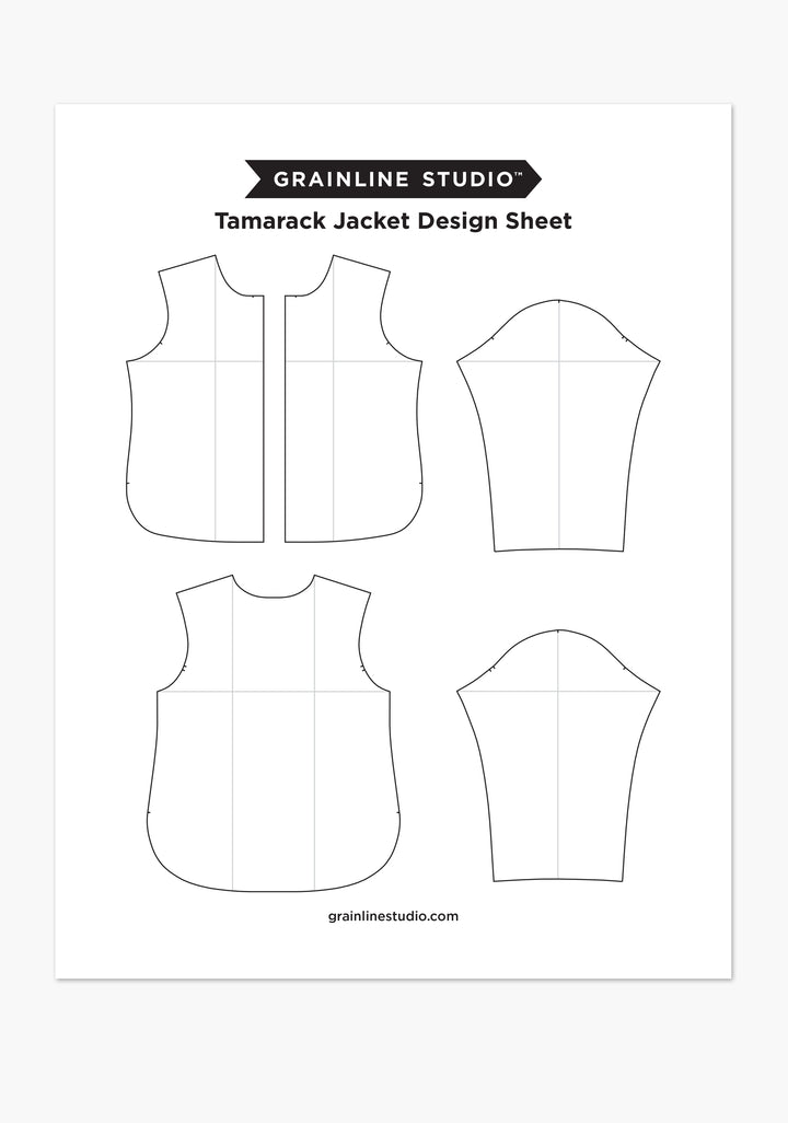 Tamarack Jacket Sewing Pattern | Quilted Jacket | Grainline Studio