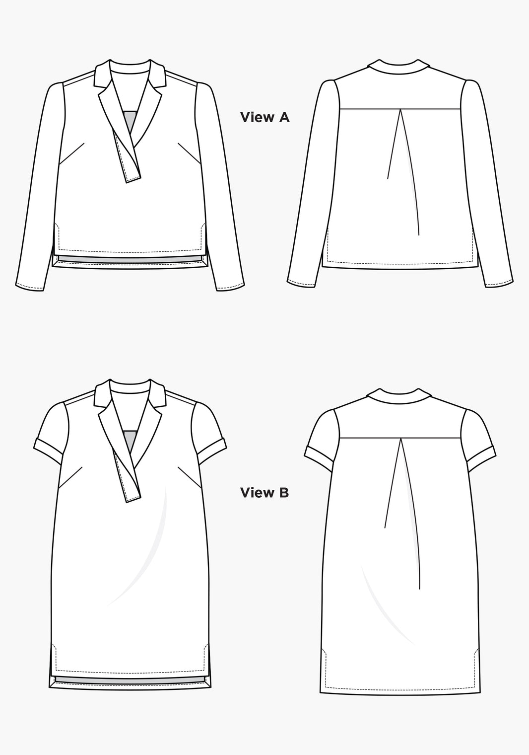 Women's Top & Tee Sewing Patterns | Contemporary Styles | Grainline ...